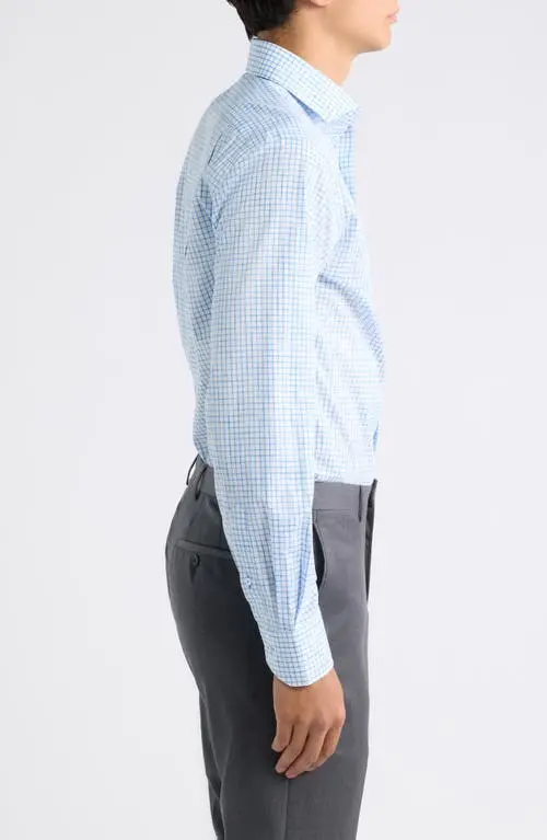 Lorenzo Uomo Trim Fit Box Check Dress Shirt