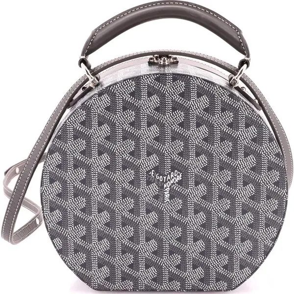 Goyard Alto Hatbox Bag Coated Canvas - Grey