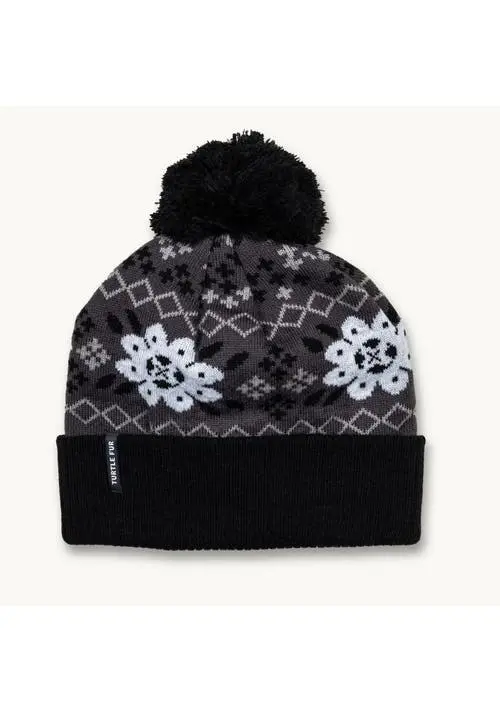 Turtle Fur Hailee Pom Beanie - Black