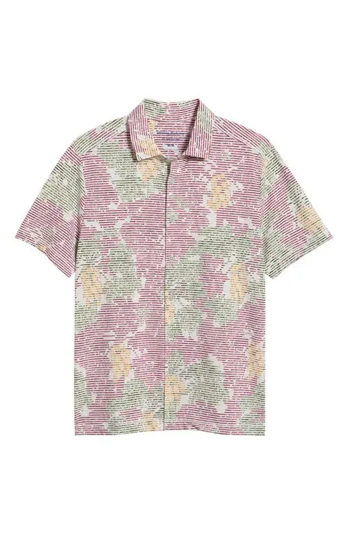 Tommy Bahama Costa Wave Palm Parade Camp Shirt