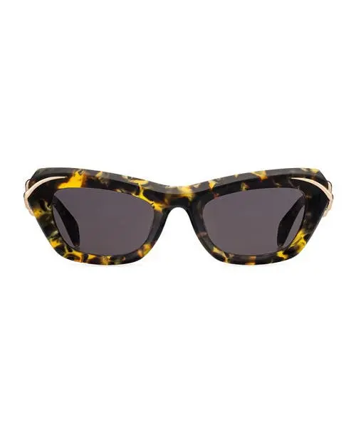 SAINT OWEN Medusa Cateye Sunglasses - Tortoise/grey