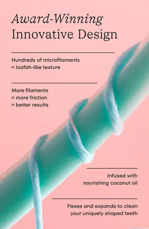 COCOLAB Cocofloss Refillable Frosty Dental Floss