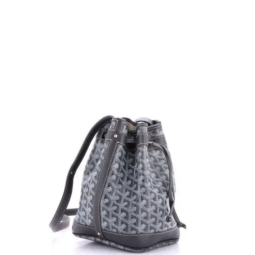 Goyard Petit Flot Bucket Bag Coated Canvas Pm