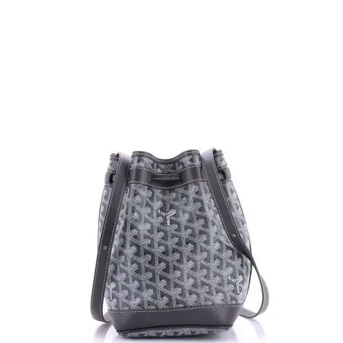 Goyard Petit Flot Bucket Bag Coated Canvas Pm