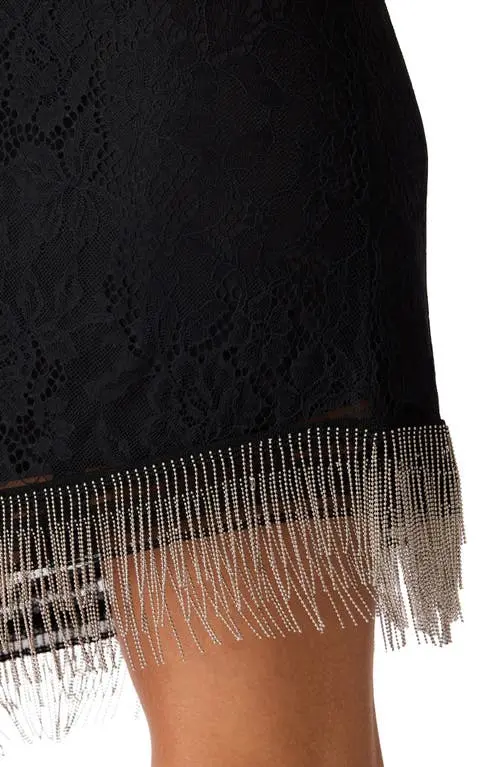 Steve Madden Jessika Beaded Fringe Dress
