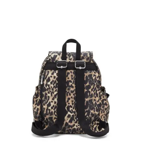 KIPLING City Pocket Small Printed Backpack - Wild Leopard
