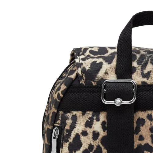 KIPLING City Pocket Small Printed Backpack - Wild Leopard