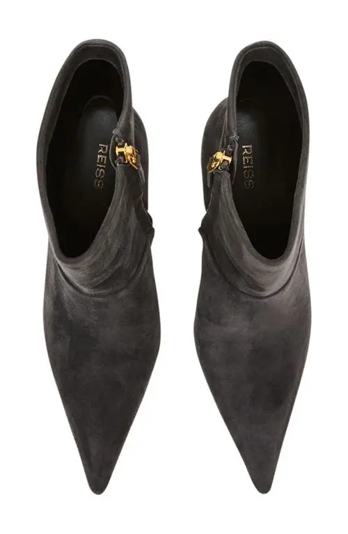 REISS Jessica Leather Bootie