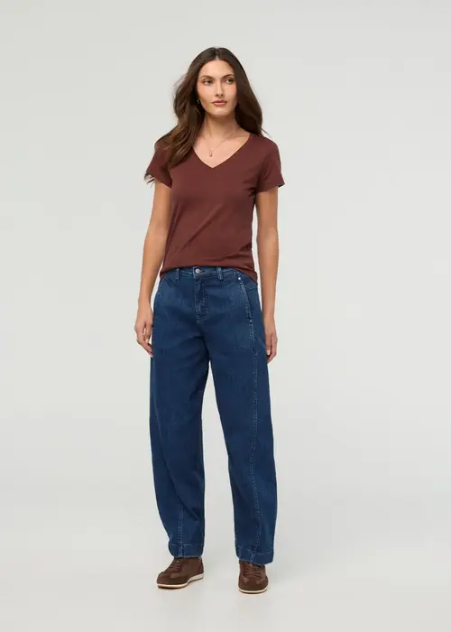 DUER Performance Denim Lite Boxy Shirt - Mesa