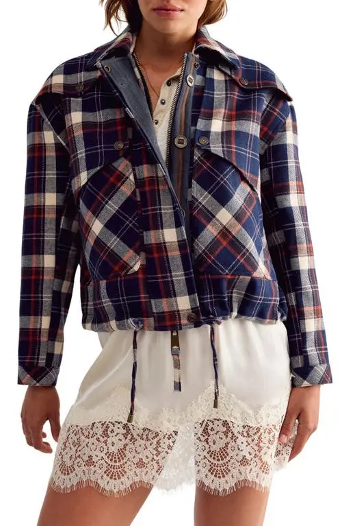 Free People Morant Bay Plaid Jacket