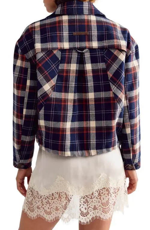 Free People Morant Bay Plaid Jacket