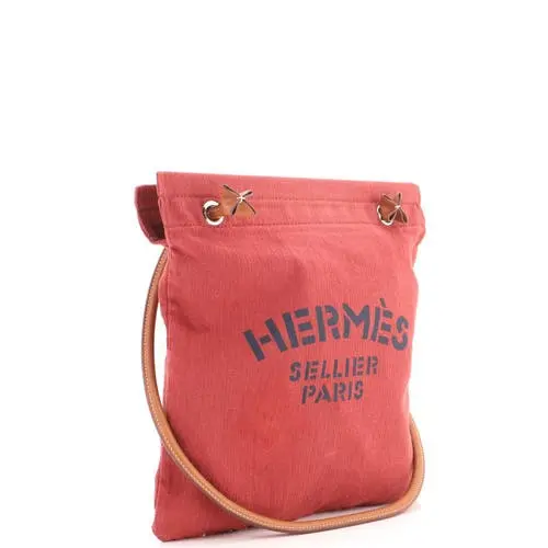 Hermès Aline Bag Toile Mm - Red