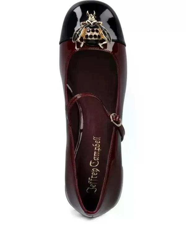 Jeffrey Campbell Jitterbug 2 Patent Bee-embellished Pumps - Red