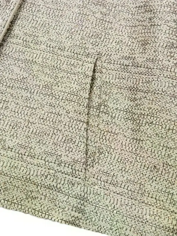 Shanghai Tang Sequin-embellished Cropped Tweed Jacket