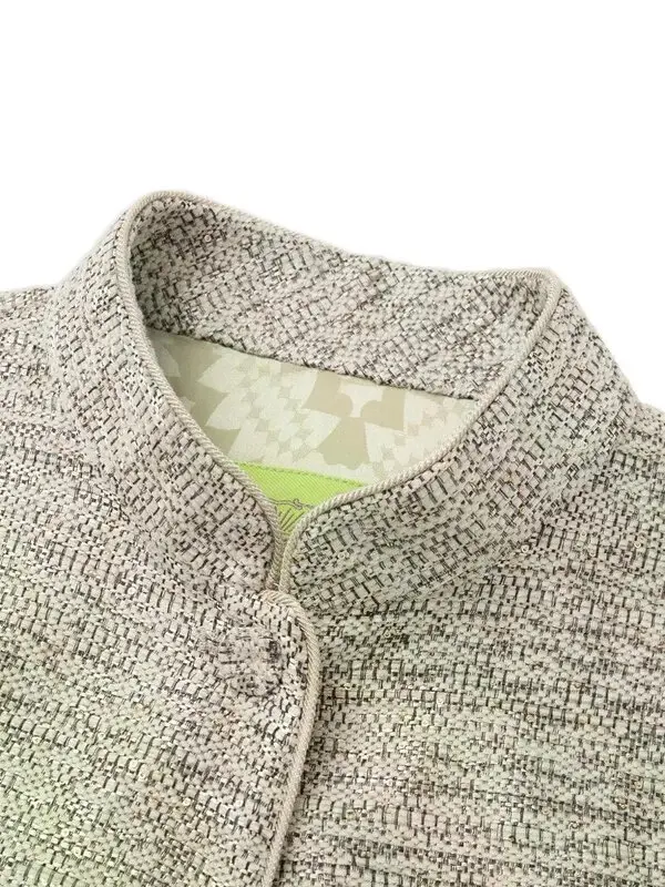 Shanghai Tang Sequin-embellished Tweed Bomber Jacket