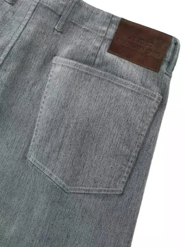 Shanghai Tang Washed Straight-leg Jeans