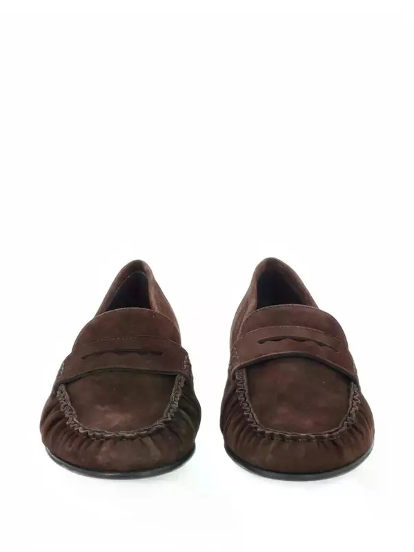 AeydĒ Aldous Suede Loafers - Brown