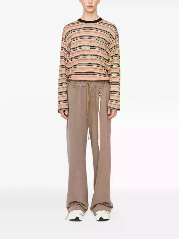 SONG FOR THE MUTE Strap-detail Drawstring-waist Track Pants