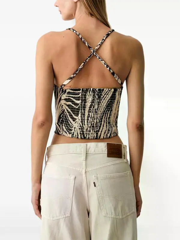 Guess Floral-print Crop Top