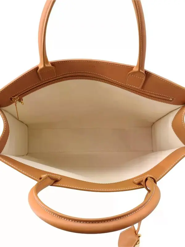 Celine 2019 Large Canvas Vertical Cabas Tote Bag
