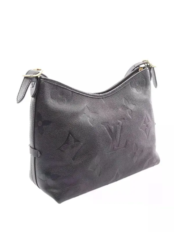 LOUIS VUITTON 2021-2026 Monogram Empreinte Carryall Pm Shoulder Bag - Black