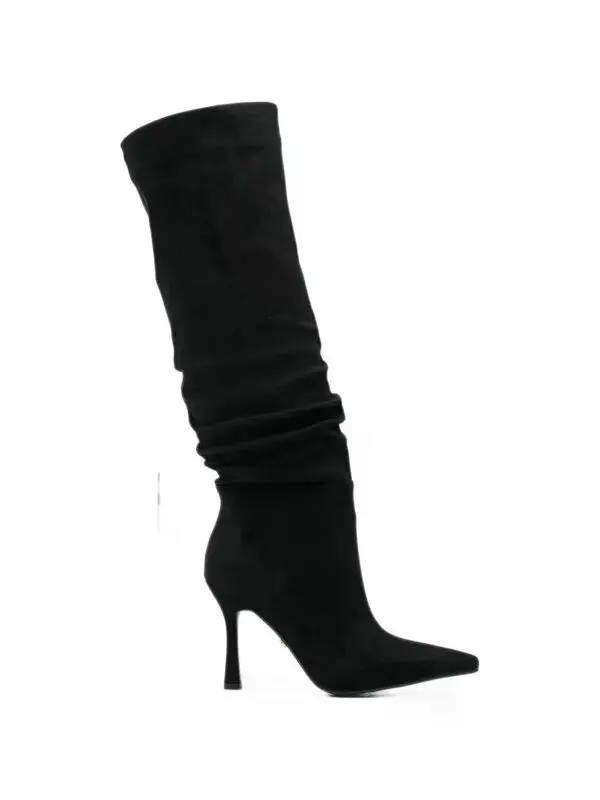 TWENTY FOURHAITCH Miya Slouchy Pointed-toe Boots - Black