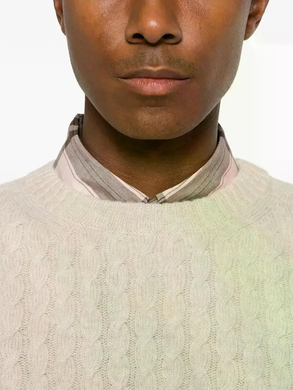 AMARANTO Cable-knit Sweater