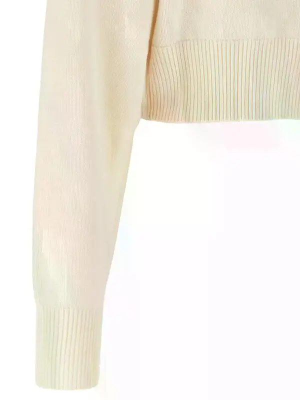 Coperni Half-zip Cropped Sweater