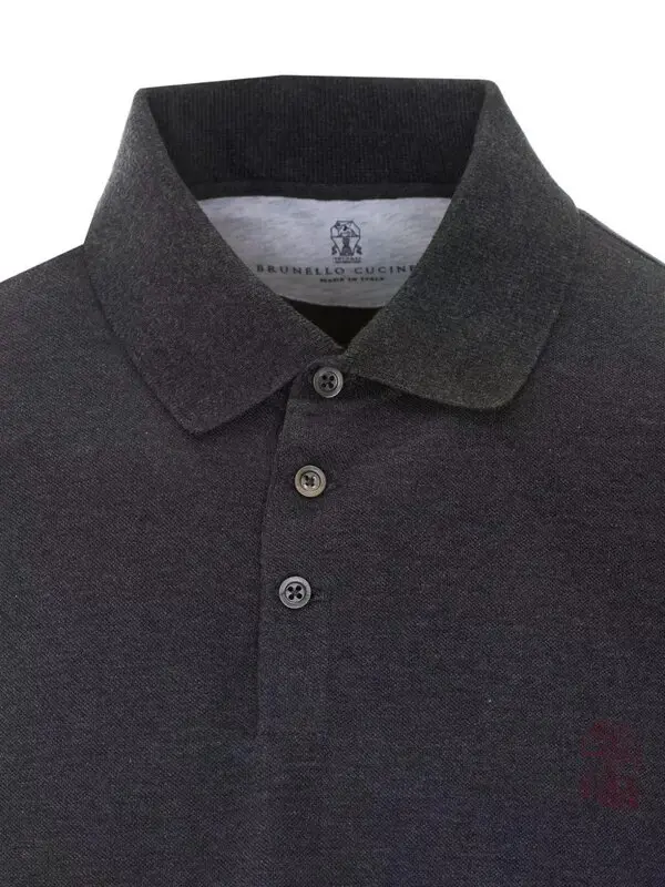 Brunello Cucinelli Logo-embroidered Short-sleeve Polo Shirt