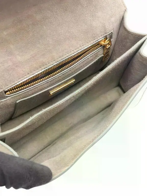 Miu Miu 2010-2026 Metallic Goatskin Madras Crossbody Bag