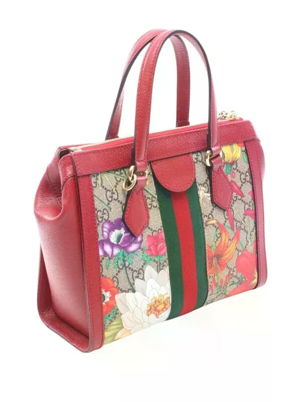 Gucci 2016-2026 Small Gg Supreme Flora Ophidia Satchel
