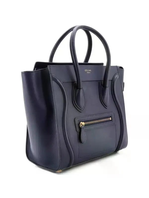 Celine Luggage Bag Smooth Leather Mini Tote Bag