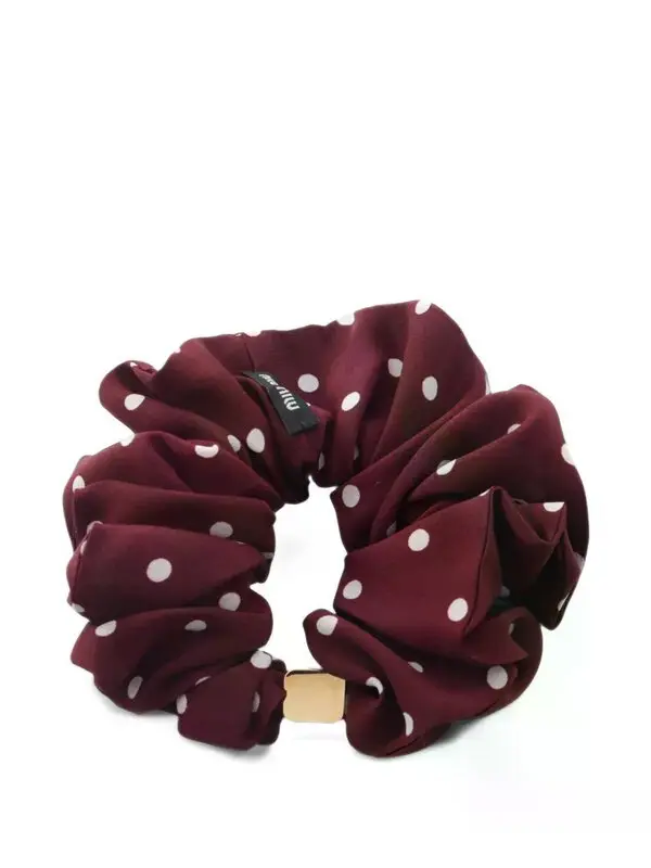 Miu Miu 2010s Polka-dot Scrunchie