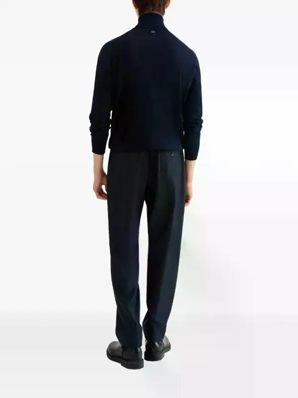 Agnona Ribbed-trim Turtleneck T-shirt