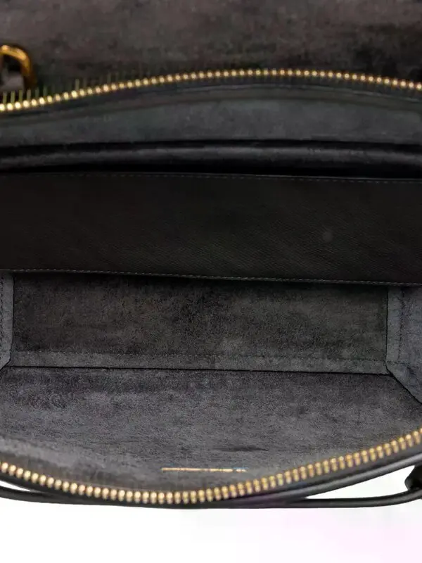 Celine 2016 Micro Grained Calfskin Belt Bag Satchel