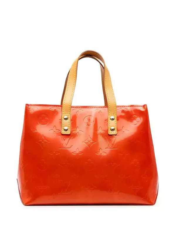 LOUIS VUITTON 2003 Monogram Vernis Reade Pm Handbag - Red