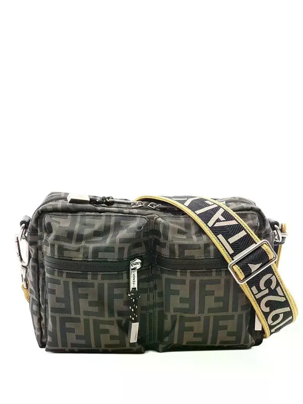 Fendi 2010-2026 Zucca Canvas Camera Case Crossbody Bag - Brown