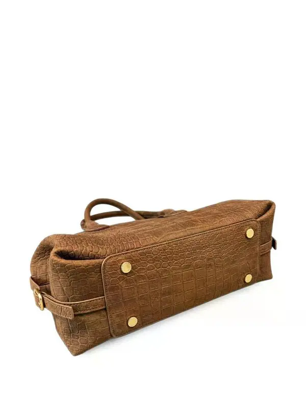 THEMOIRE Medium Talia Trunk Crocodile-effect Tote Bag