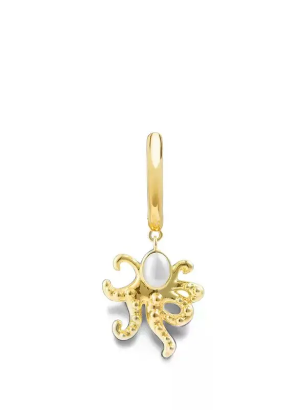 ESHVI Octopus-pendant Hoop Earrings