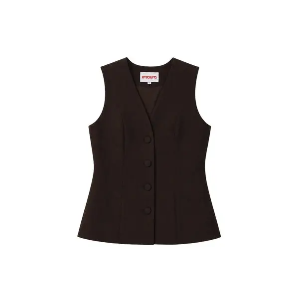 IMAURA Eight To Eight Bitter Chocolate Waistcoat