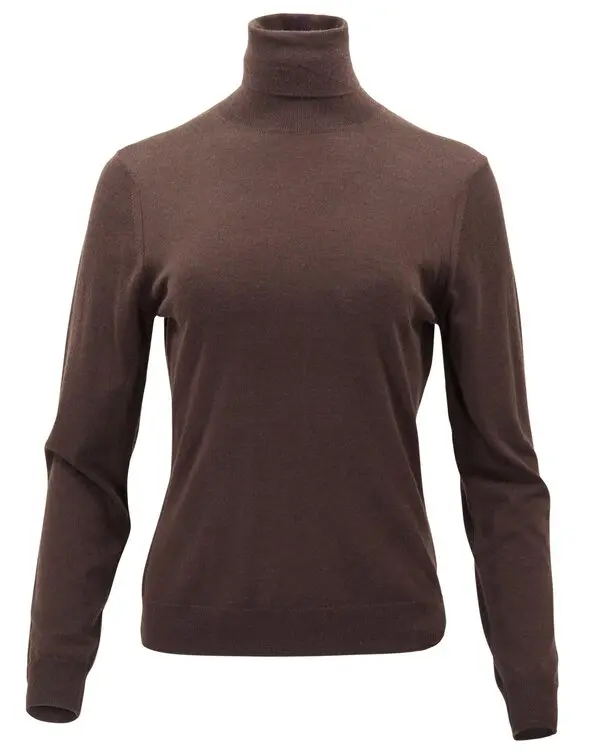 LORDS OF HARLECH Rona Ie Merino Silk Cashmere Turtleneck