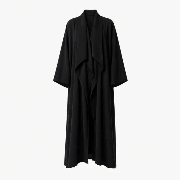 MAXJENNY Oversized Graphic Kimono Coat