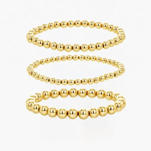 LOTT. GIOIELLI Custom Set Chunky Balls Bracelet - Gold