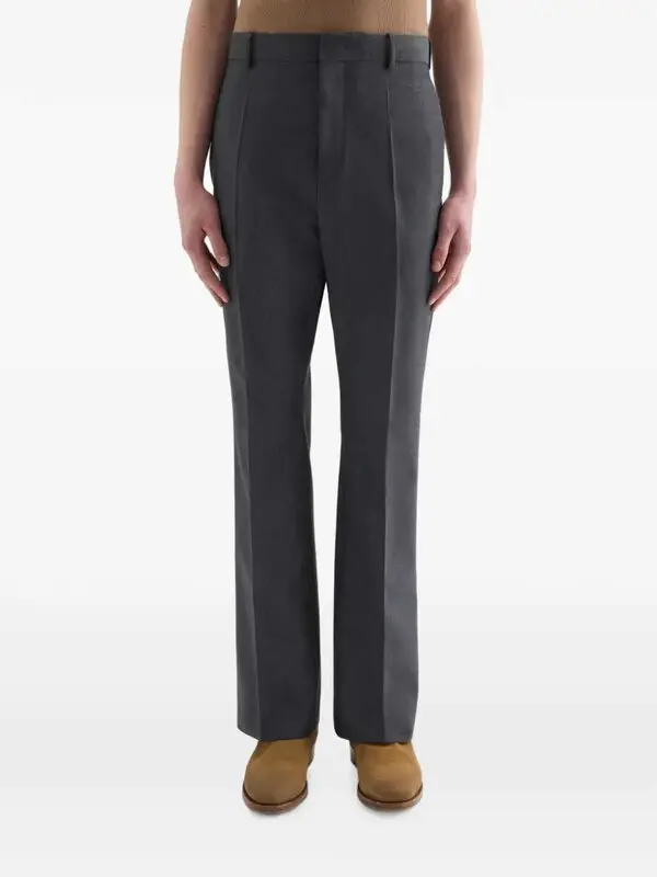 JIL SANDER Wool Trousers - Gray