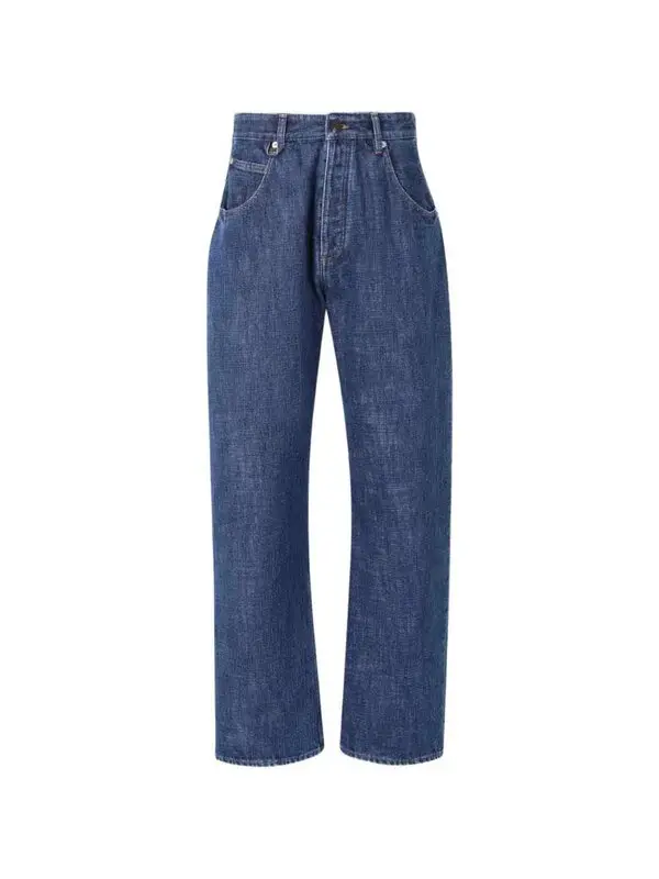 Jacquemus Tempo De-nîmes Denim Trousers - Blue