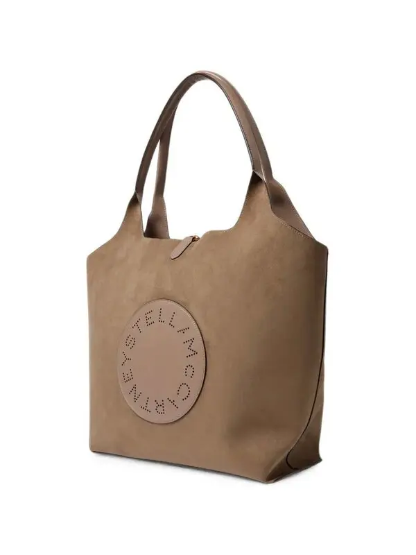 Stella McCartney Stella Logo Perforated Tote Bag