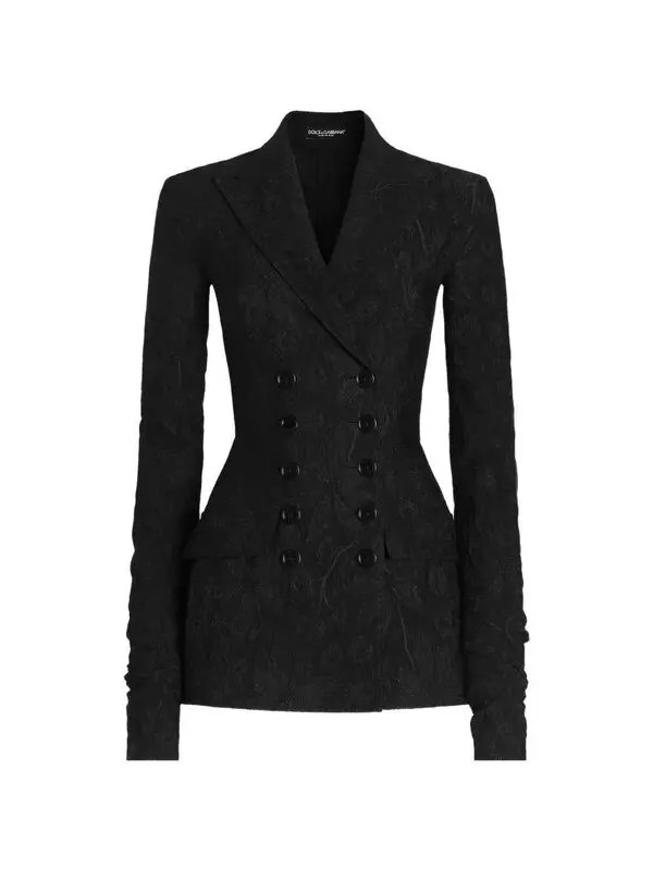 Dolce & Gabbana Brocade Jacket - Black