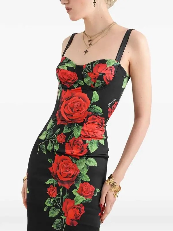 Dolce & Gabbana Printed Midi Dress
