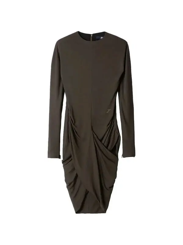 Jacquemus Draped-neckline Midi Dress