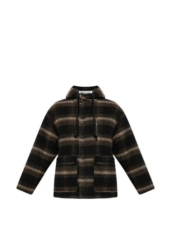 Isabel Marant Étoile Marant Kiril Hooded Checked Jacket